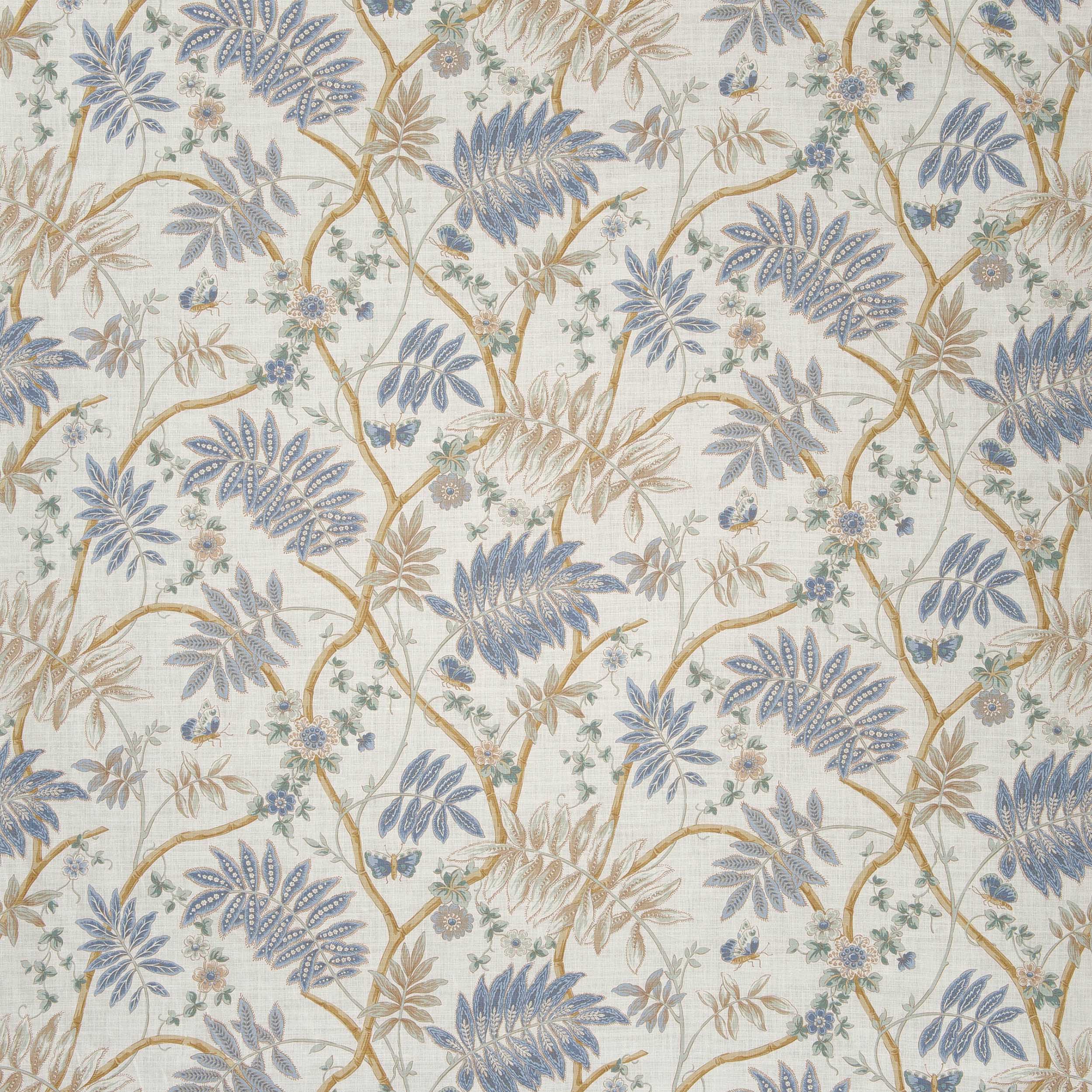Fontanges, green, cream - Cowtan & Tout Design Library