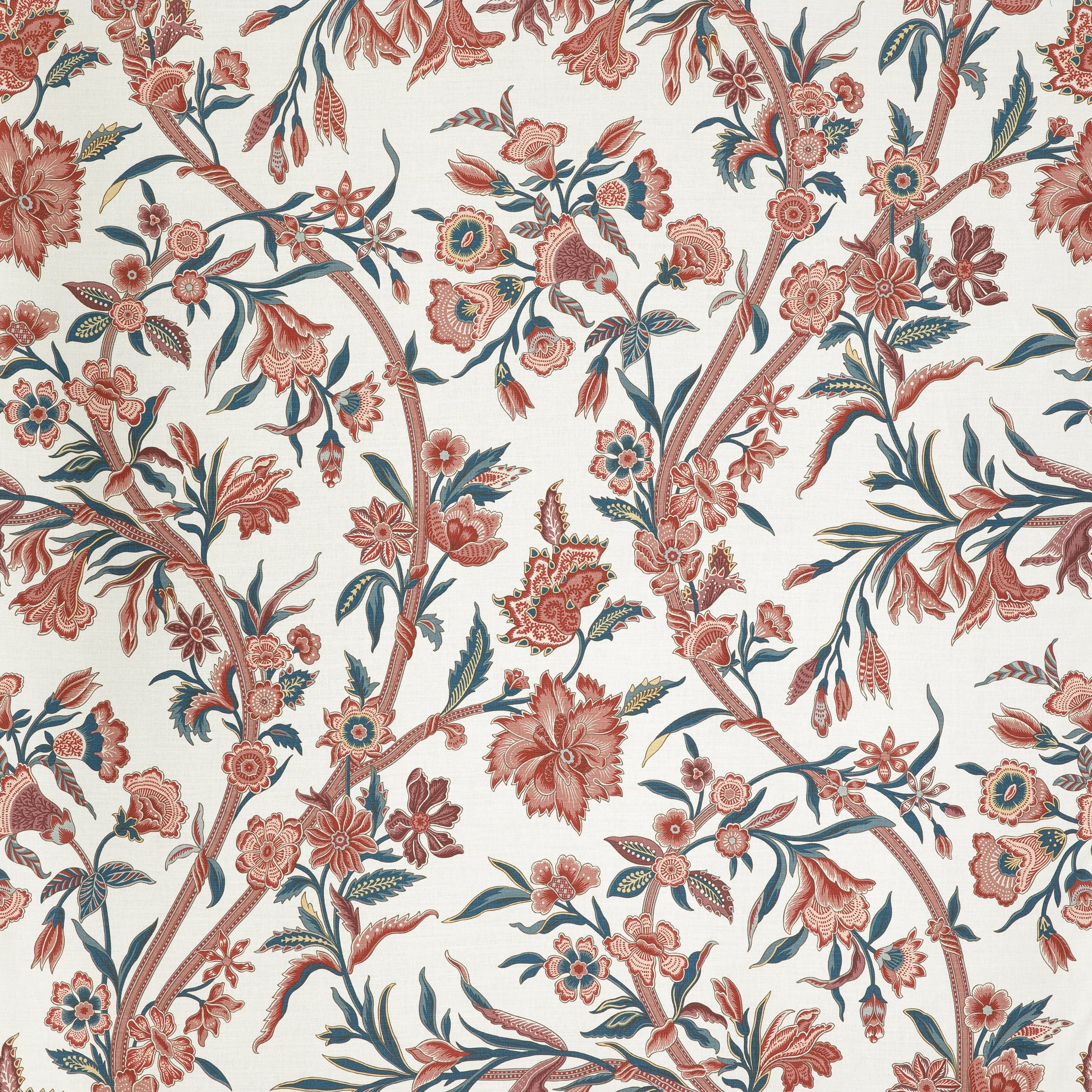 Haydon, ruby, teal - Cowtan & Tout Design Library