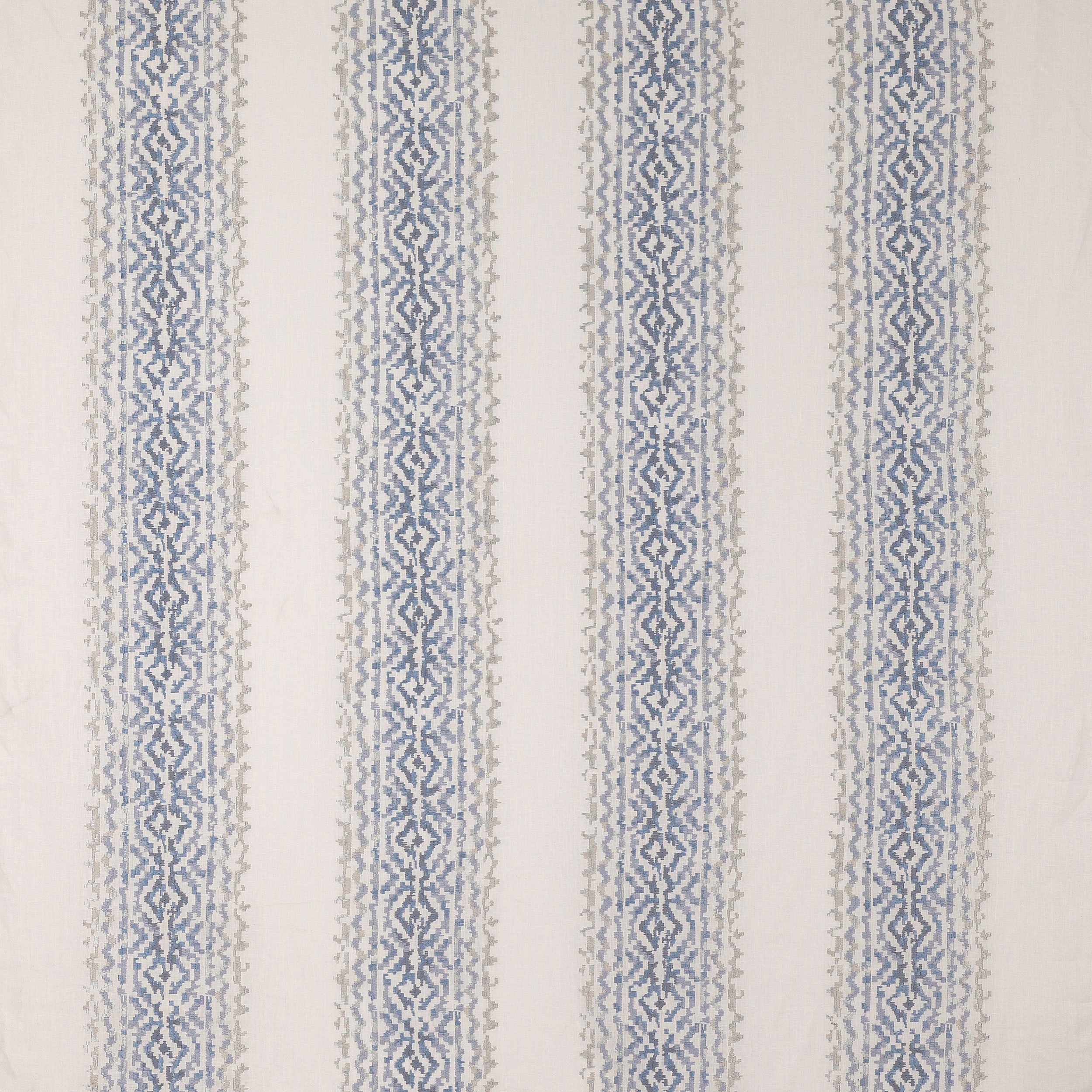 Hadrian Stripe, azure - Cowtan & Tout Design Library