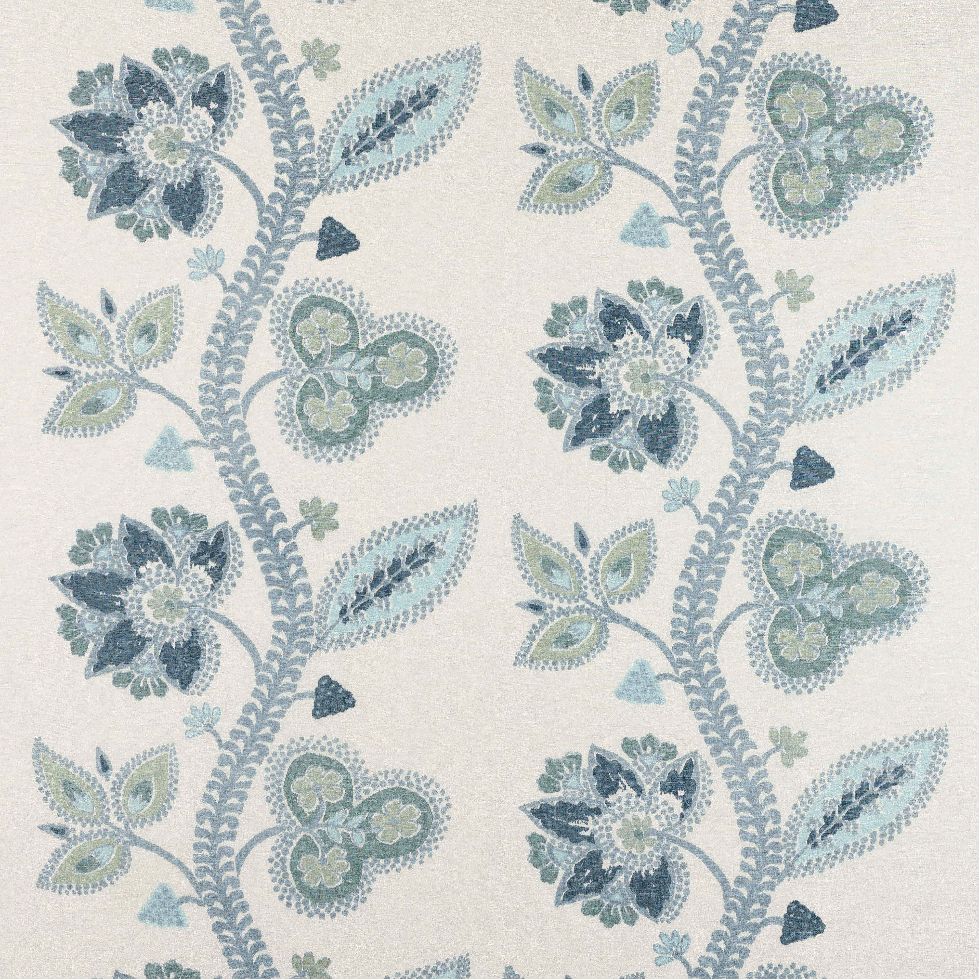 Noelle, aqua, blue - Cowtan & Tout Design Library