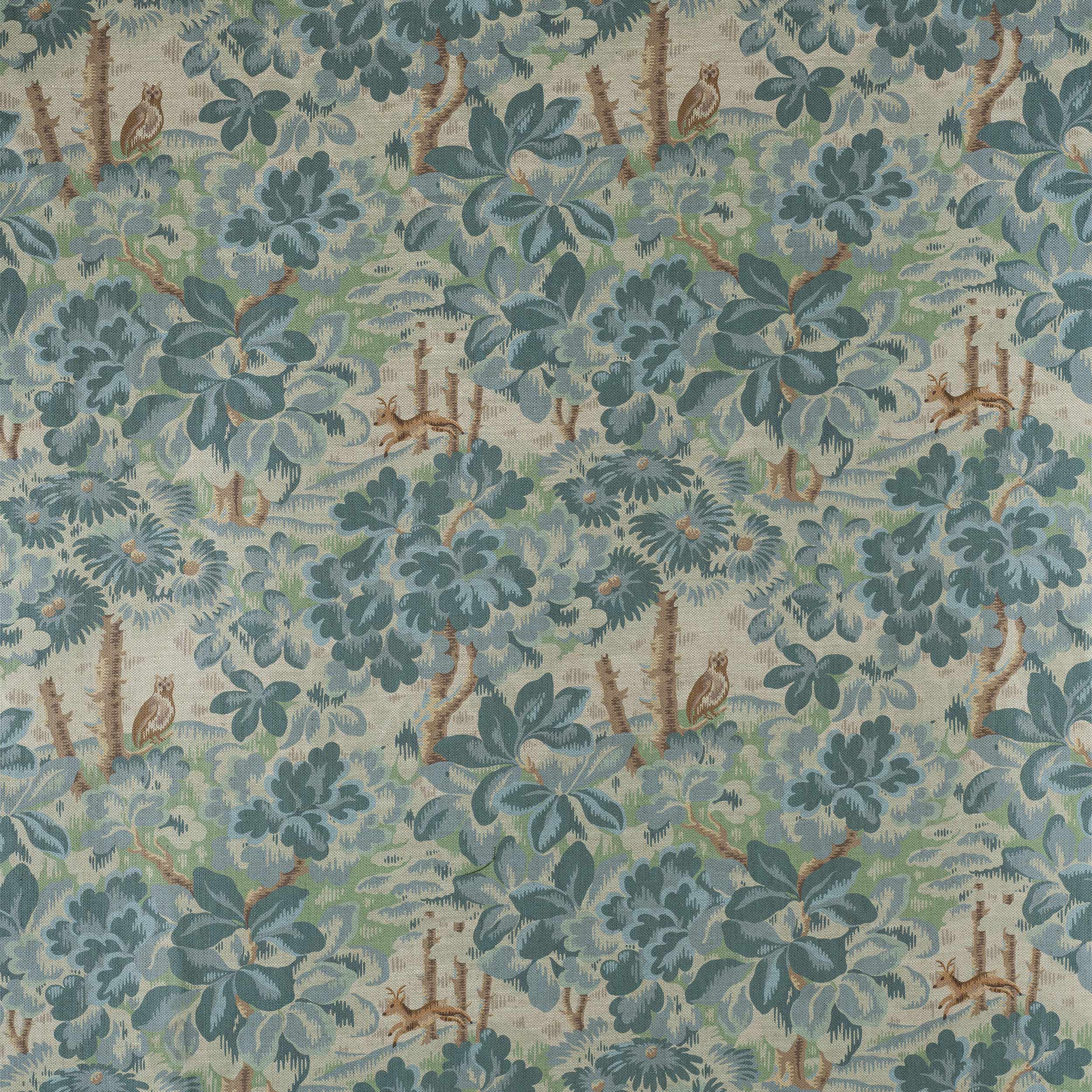 Hawthorne, blue, celadon - Cowtan & Tout Design Library