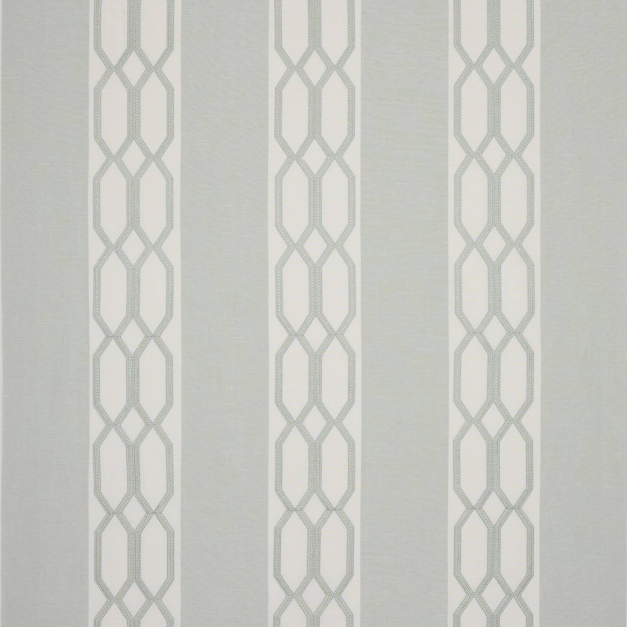 Bellini Stripe, aqua, willow - Cowtan & Tout Design Library