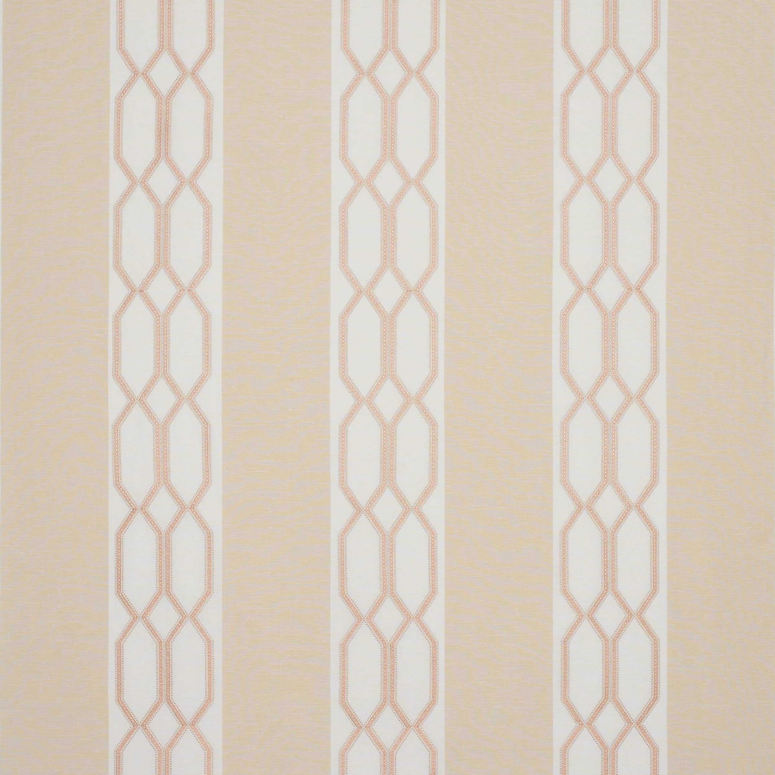 Bellini Stripe, sand, rose - Cowtan & Tout Design Library