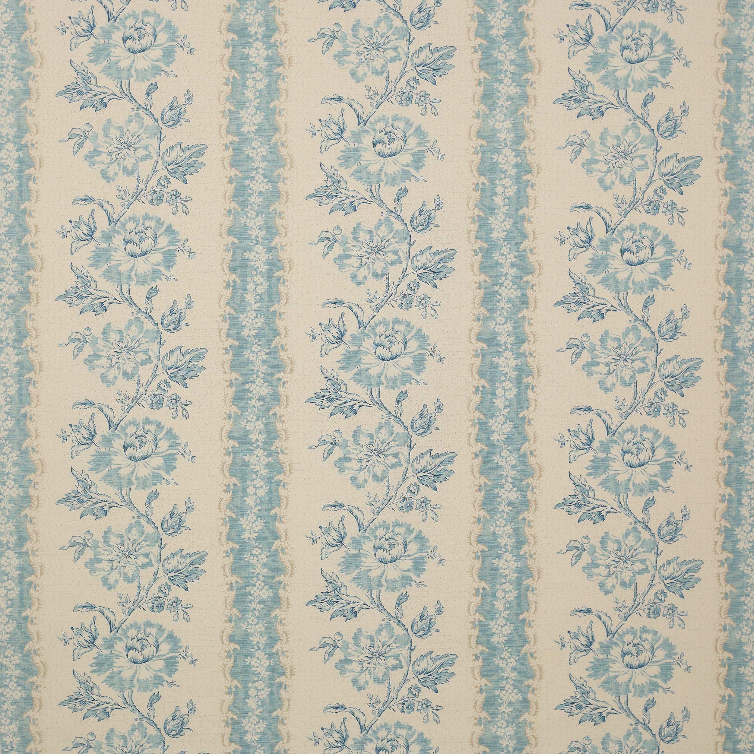 Lincoln, cream, aqua - Cowtan & Tout Design Library