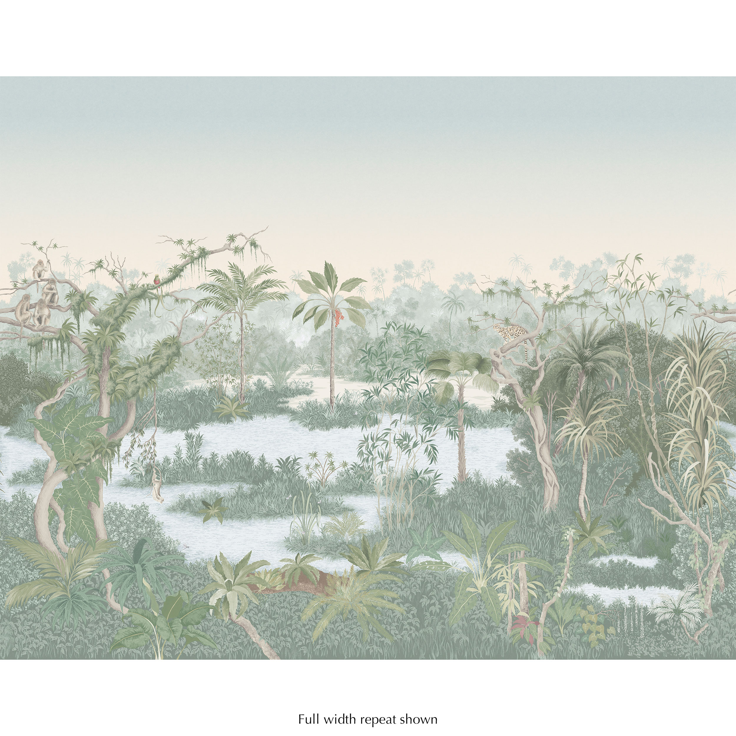 Borneo Wallpaper, printemps - Cowtan & Tout Design Library