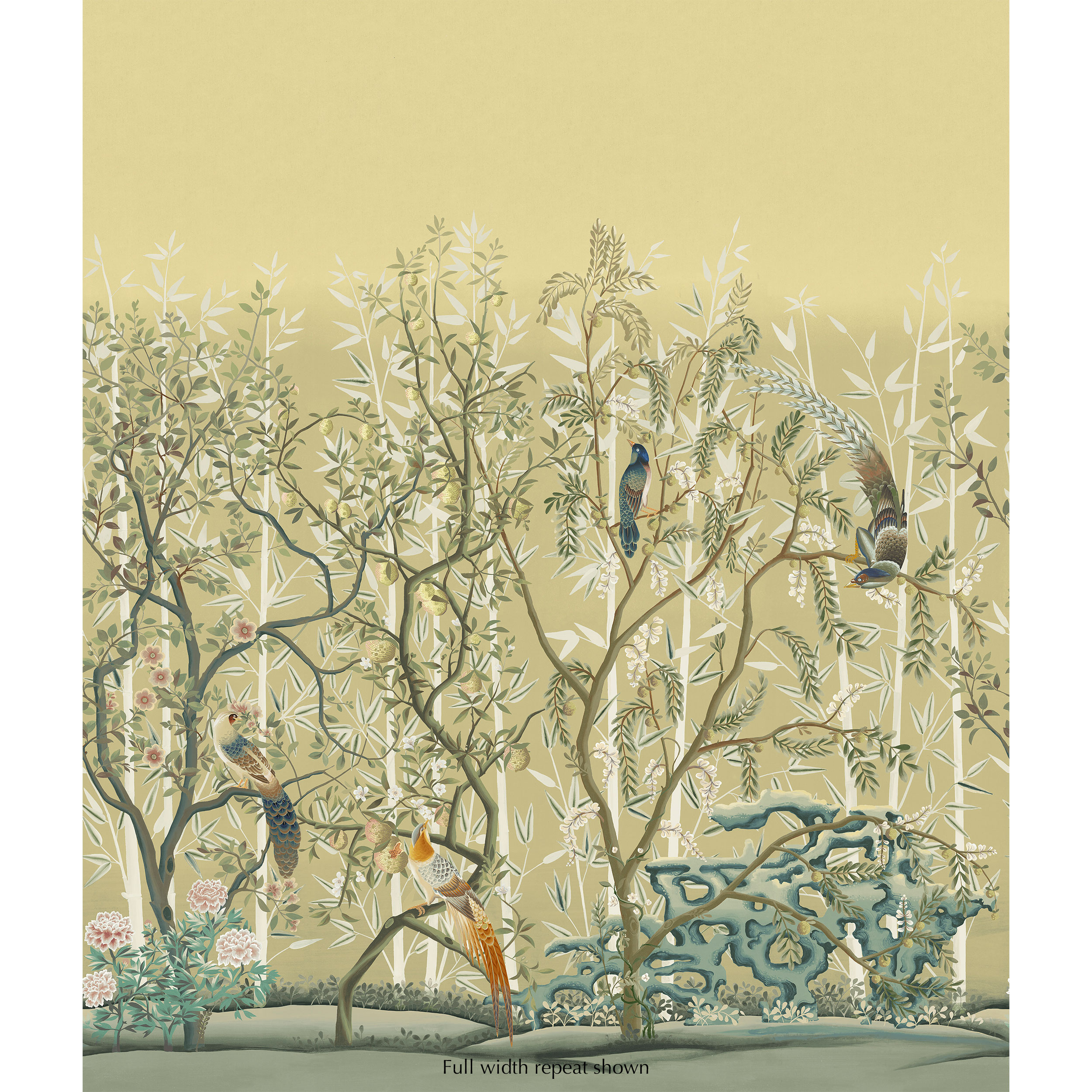 La Voliere Wallpaper, laurier - Cowtan & Tout Design Library