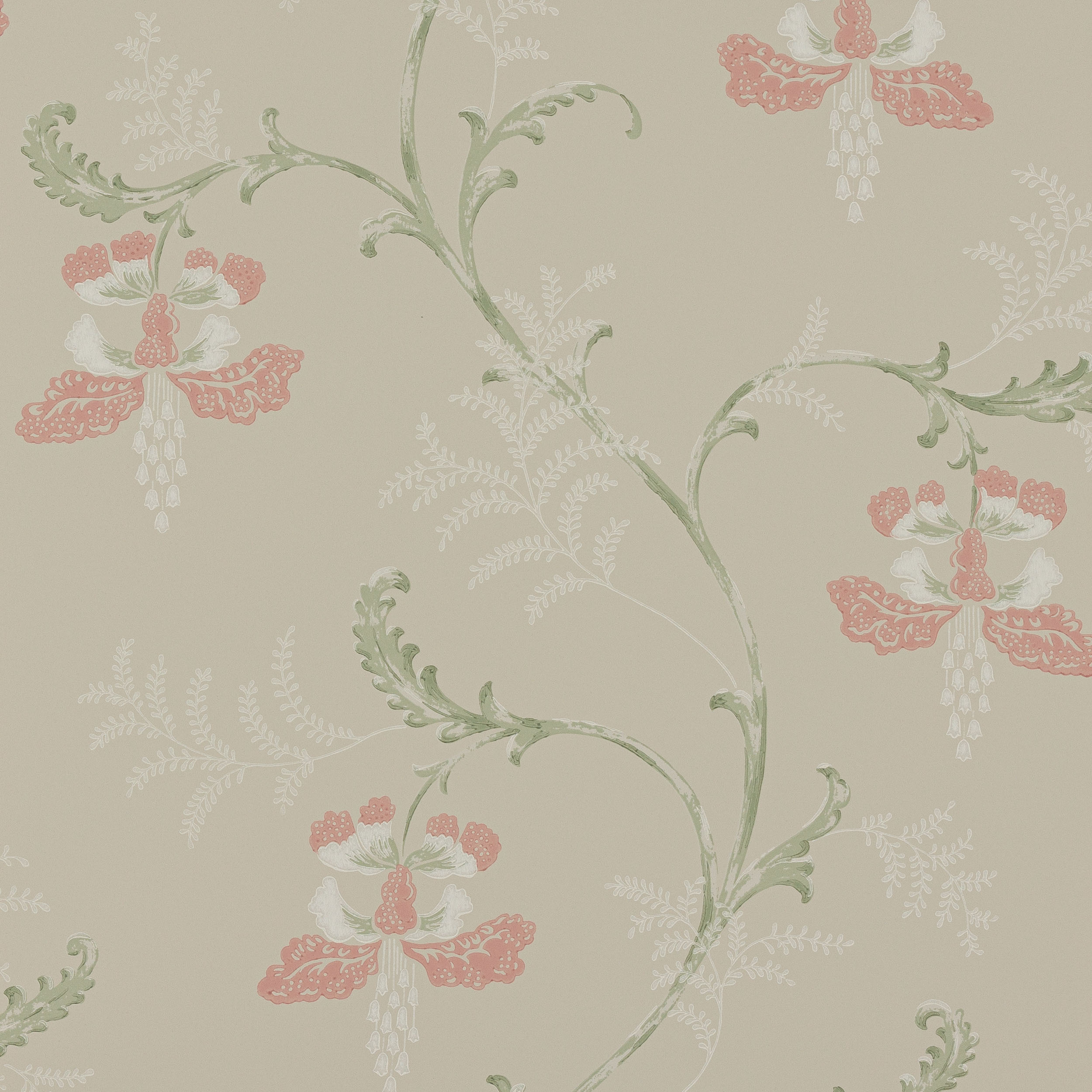 Bellflower Wallpaper, old blue - Cowtan & Tout Design Library