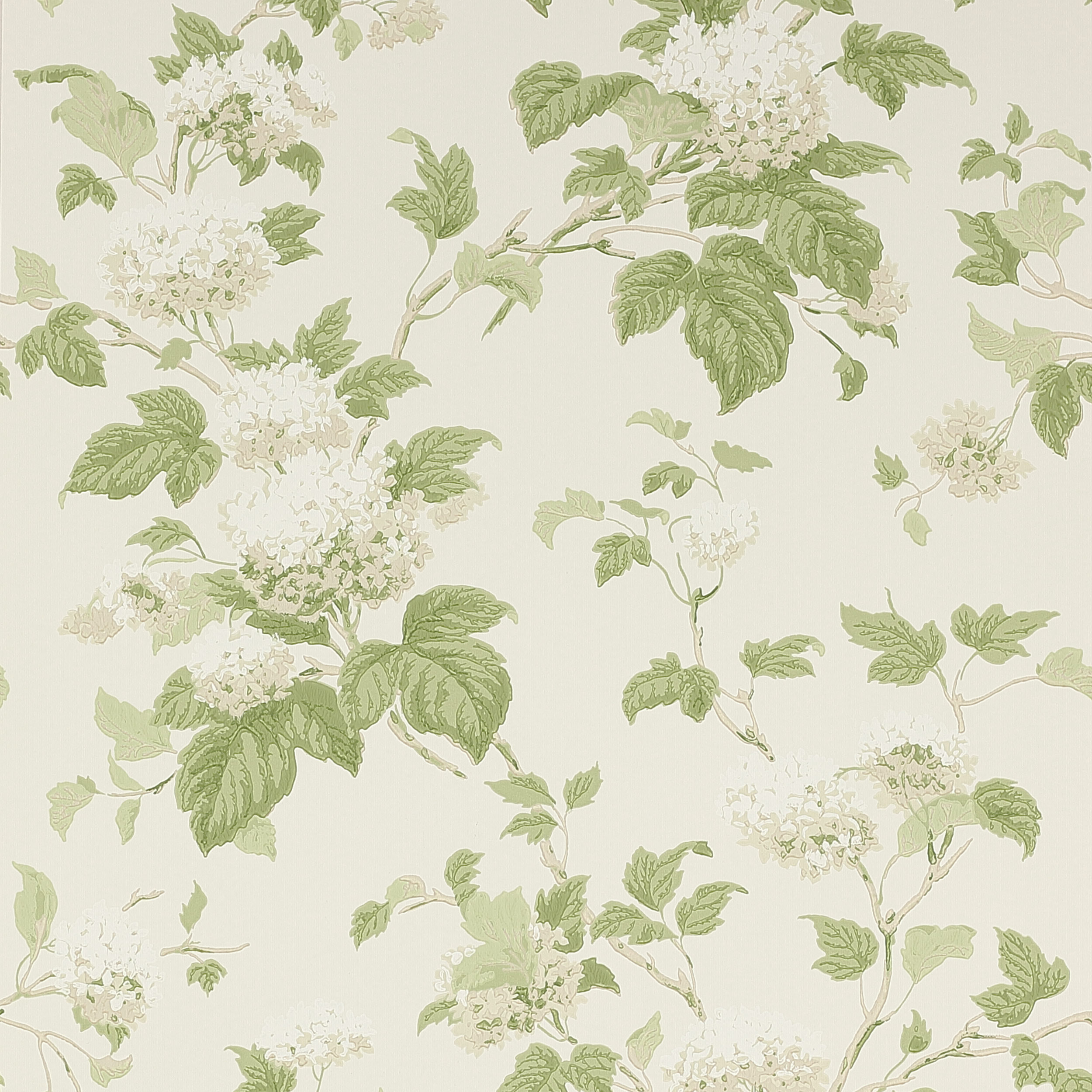 CHANTILLY Wallpaper, silver, forest - Cowtan & Tout Design Library