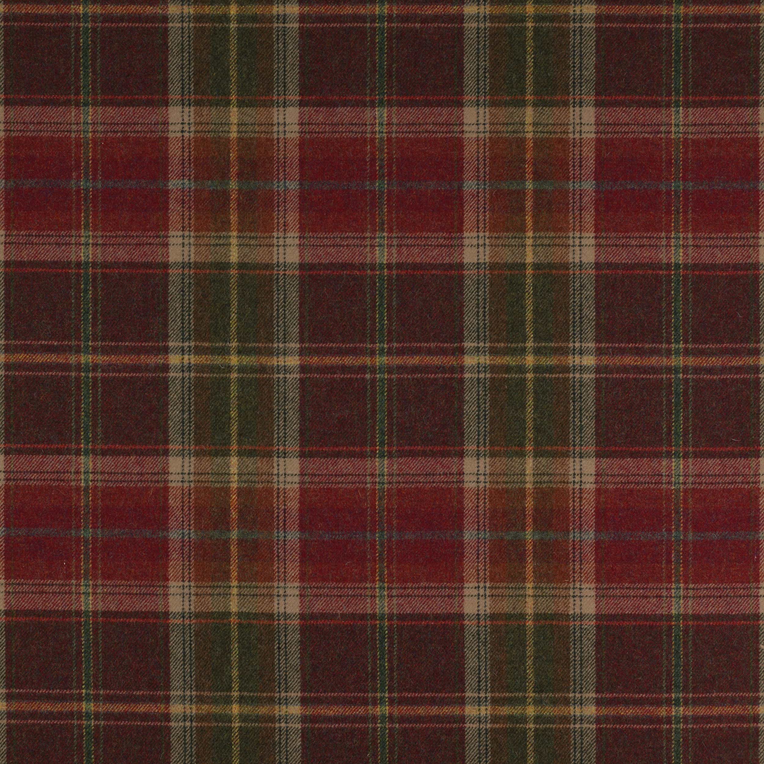 Galloway Plaid, charcoal, red - Cowtan & Tout Design Library