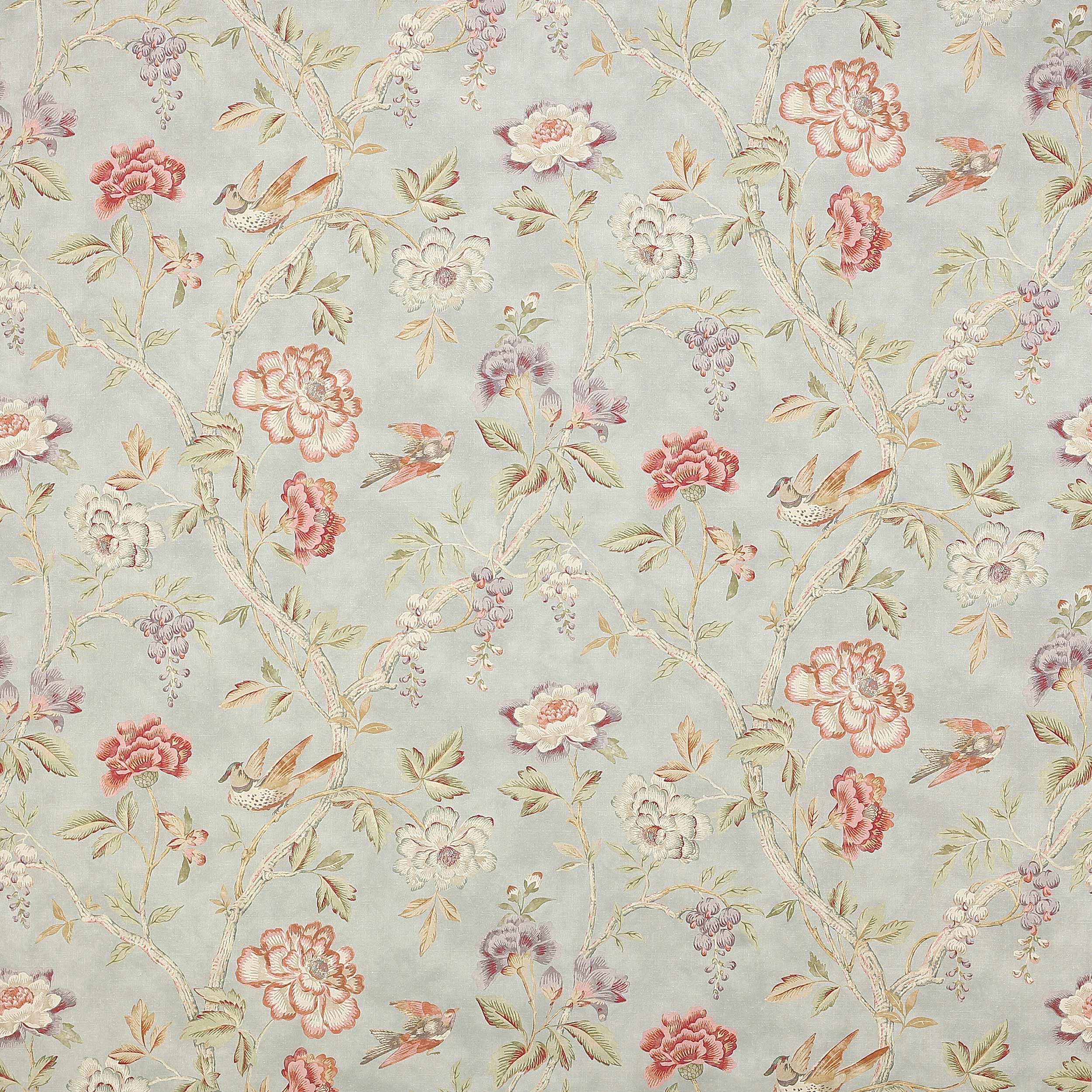 Leonora, red, green - Cowtan & Tout Design Library