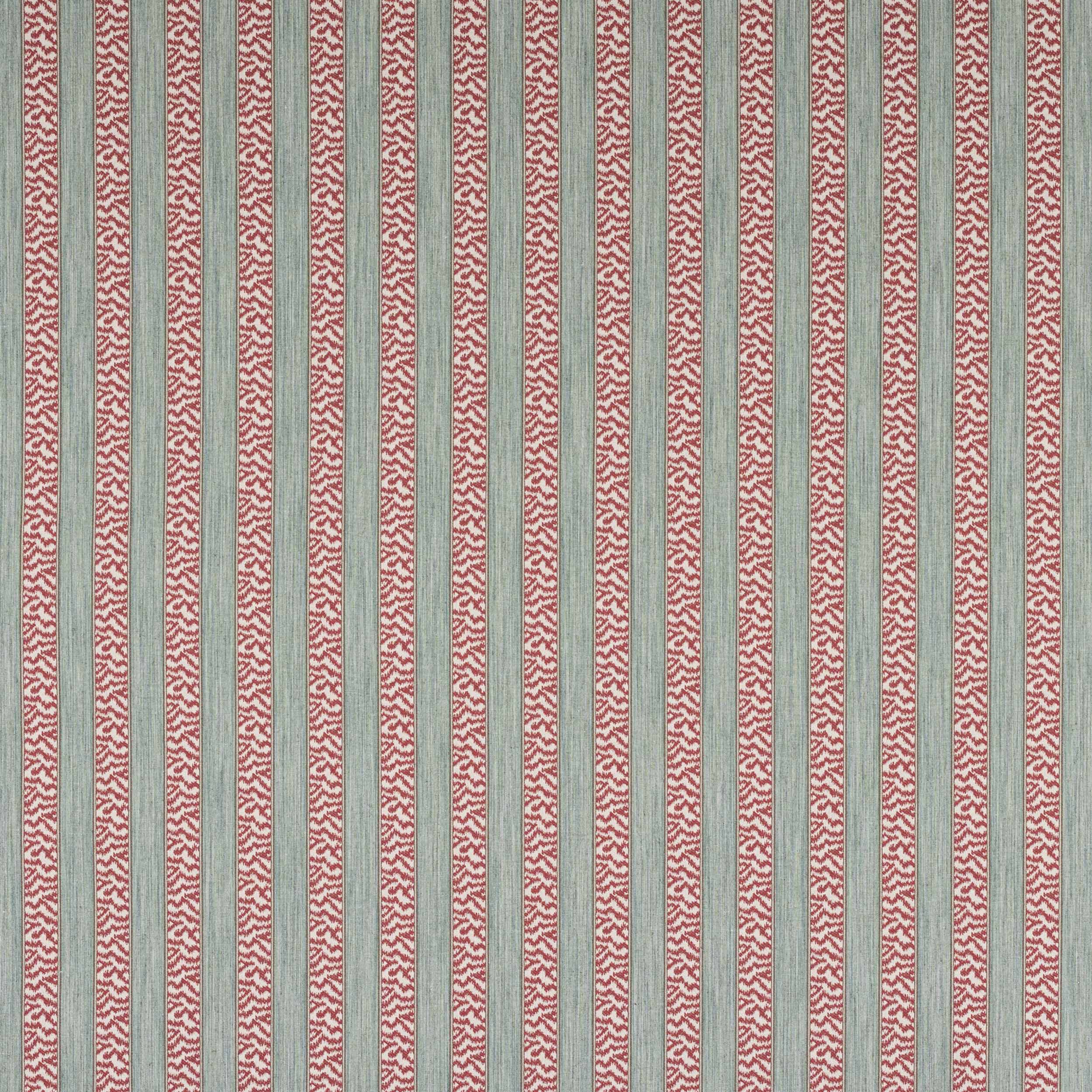 Tilney Stripe, aqua, leaf - Cowtan & Tout Design Library