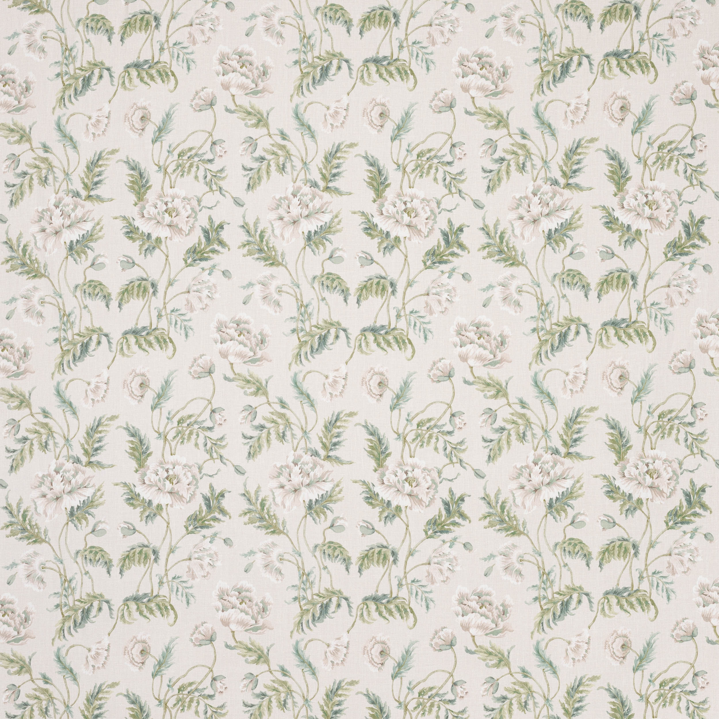 Eleanora, ivory, green - Cowtan & Tout Design Library