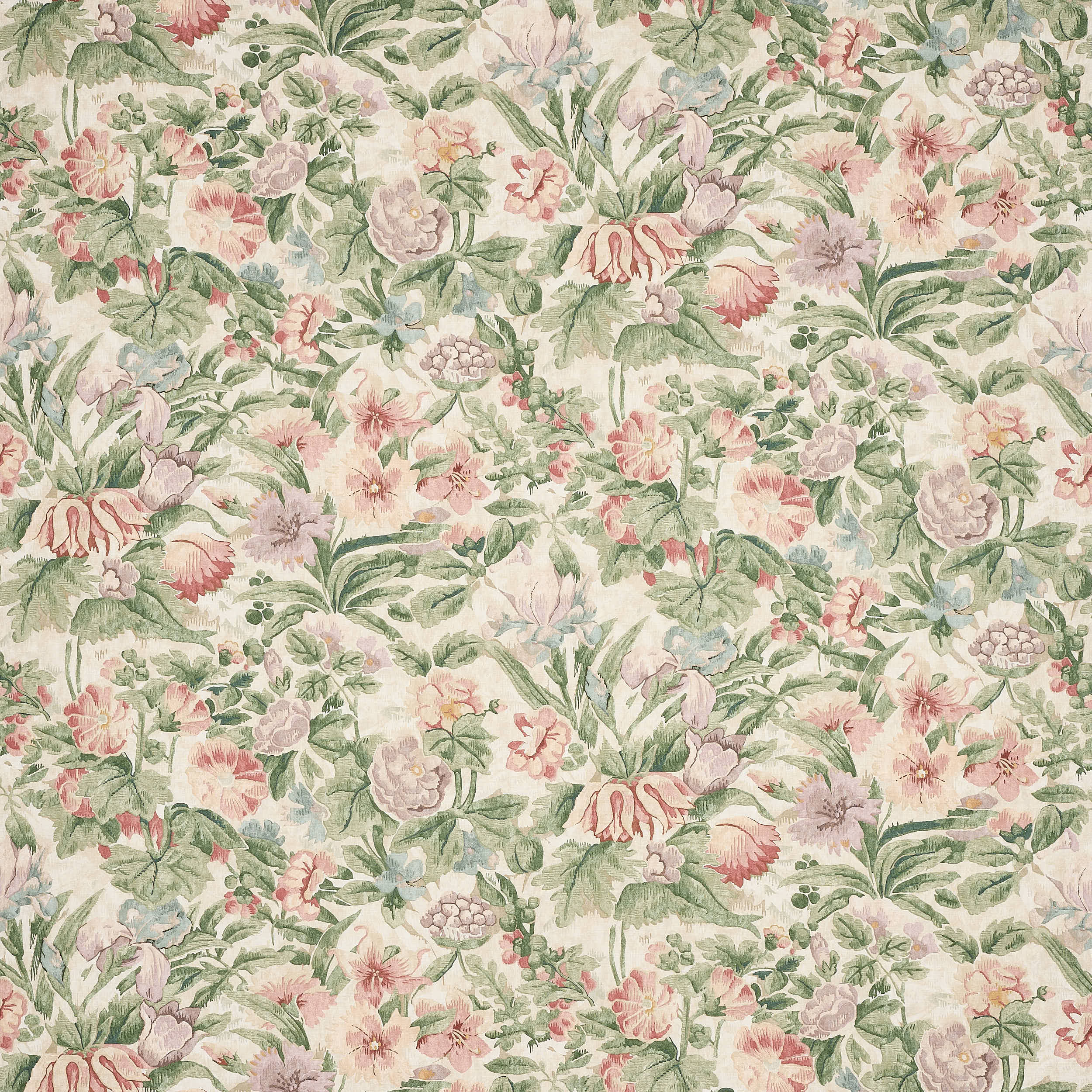 Montilly, blue, forest - Cowtan & Tout Design Library