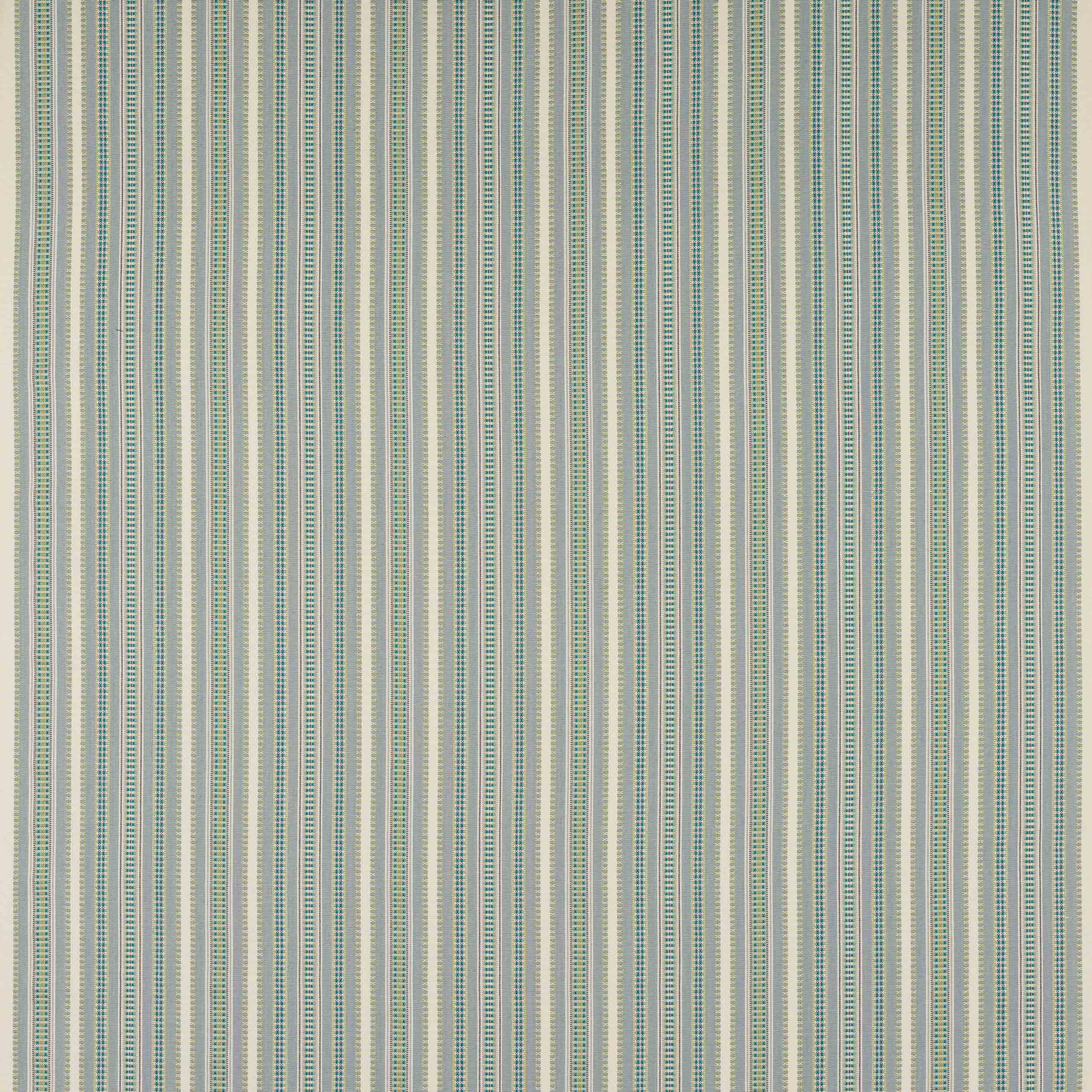Yarra Stripe, aqua, lime - Cowtan & Tout Design Library