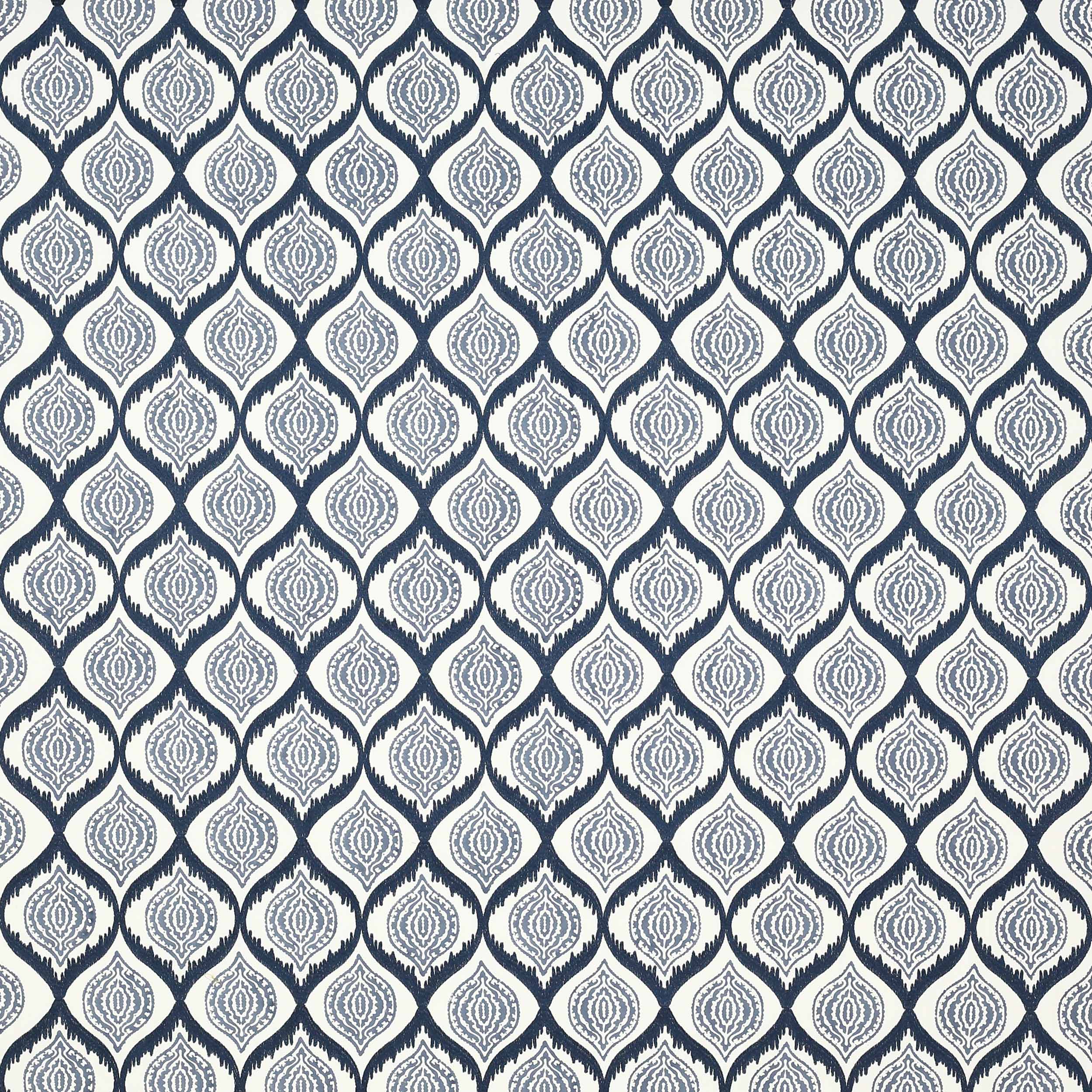 Avani, red, aqua - Cowtan & Tout Design Library