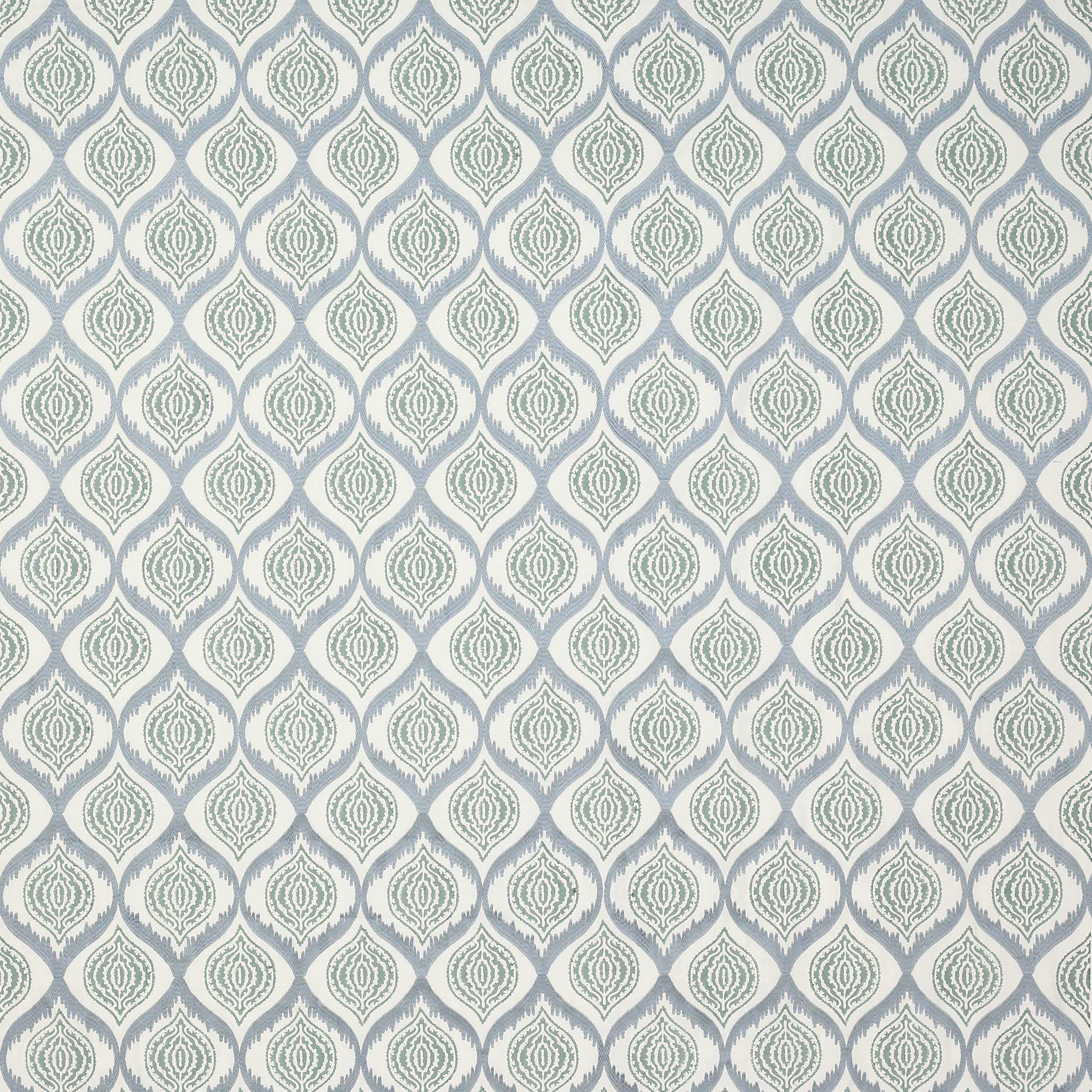 Avani, red, aqua - Cowtan & Tout Design Library