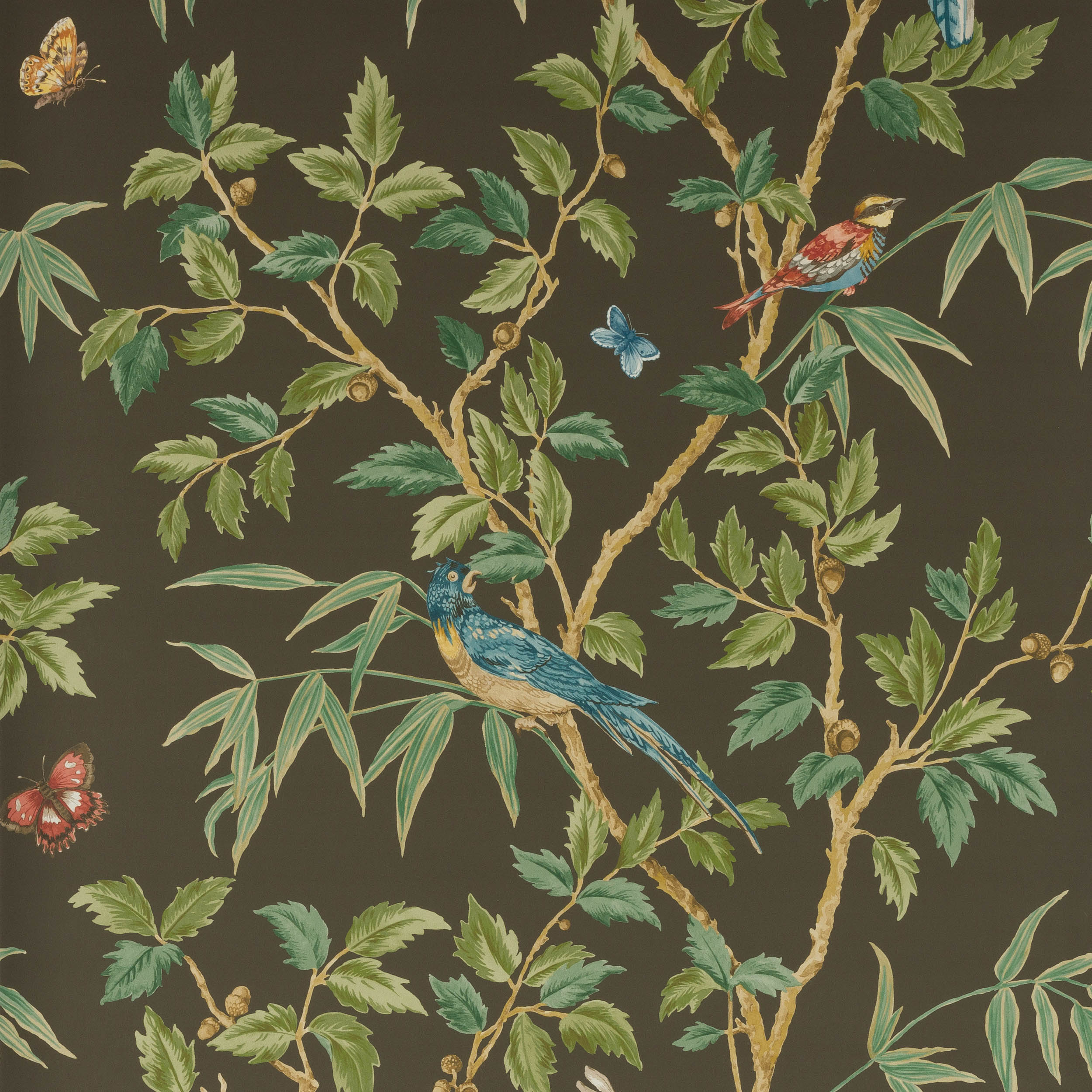 Ashdown Wallpaper, yellow - Cowtan & Tout Design Library